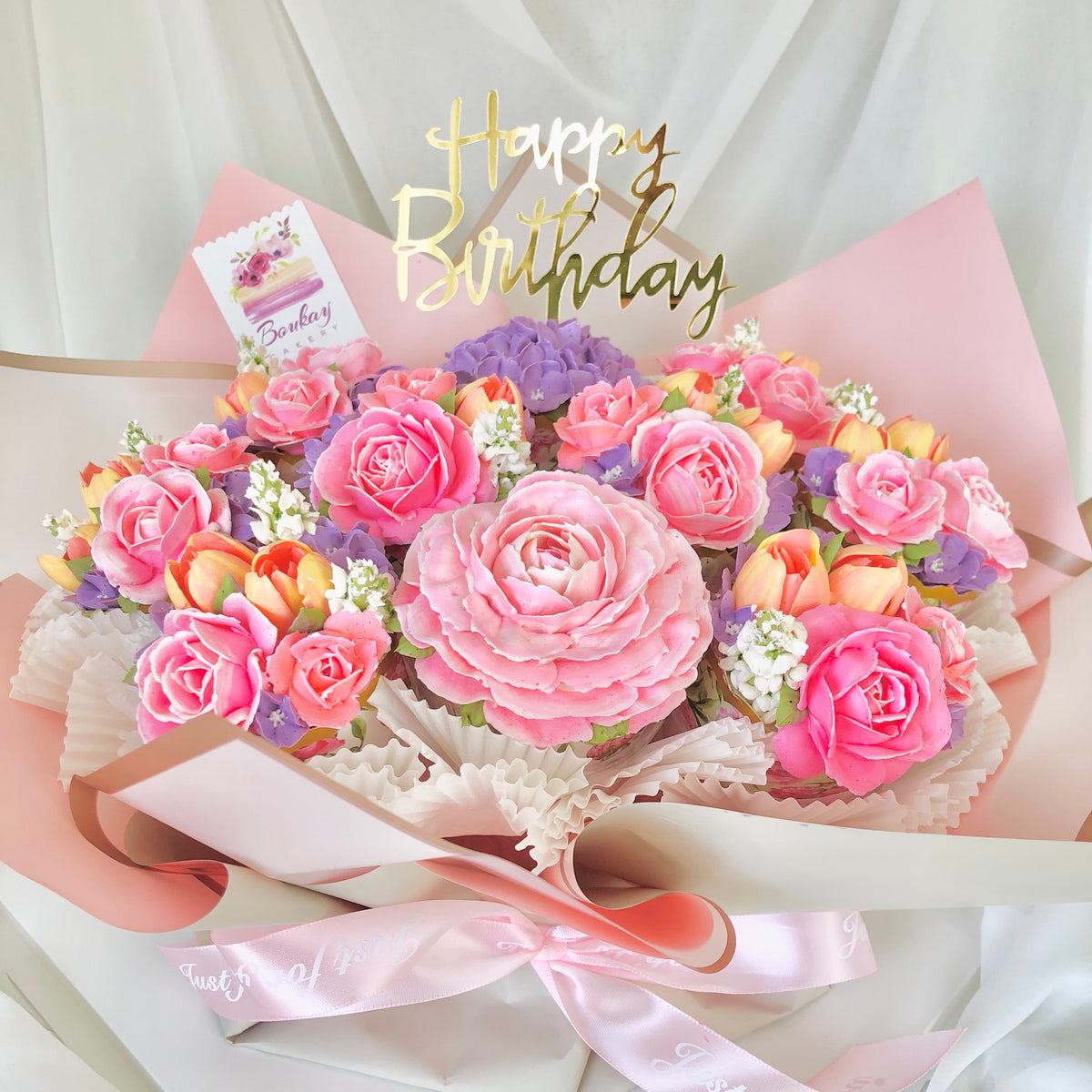 Garden of Love Cupcake Bouquet | Boukay Cakery
