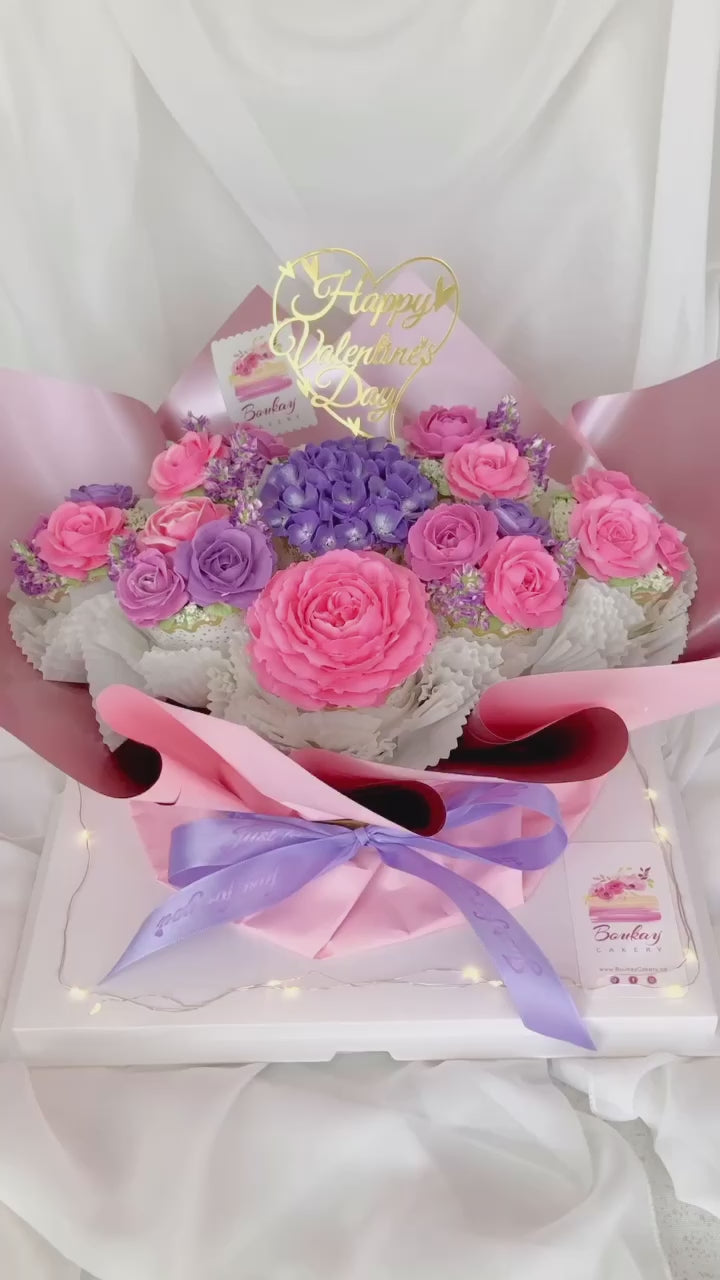 Romantic Garden Cupcake Bouquet | Boukay Cakery