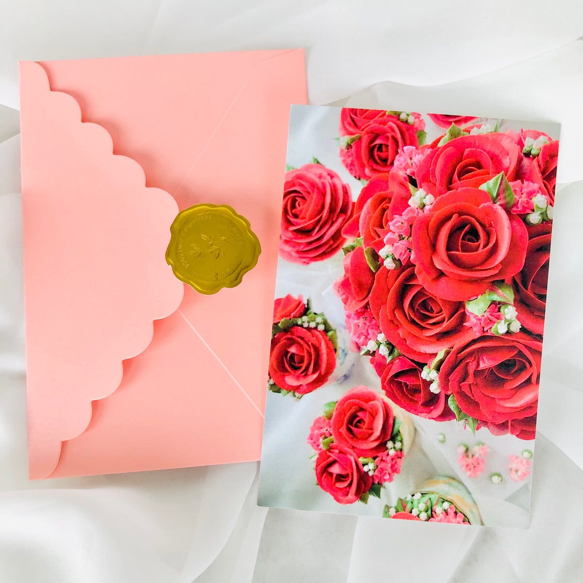 Complimentary Card: Passion Red Roses | Boukay Cakery